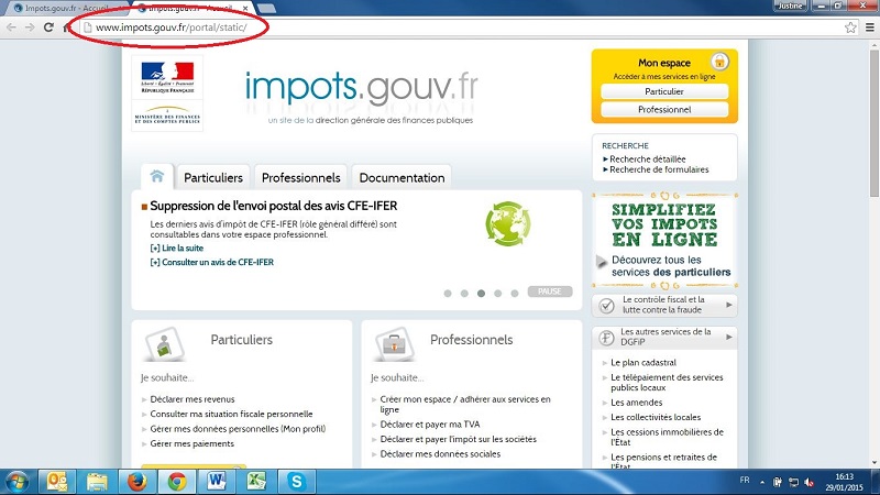 Impot gouv mon compte - Chris Wilson