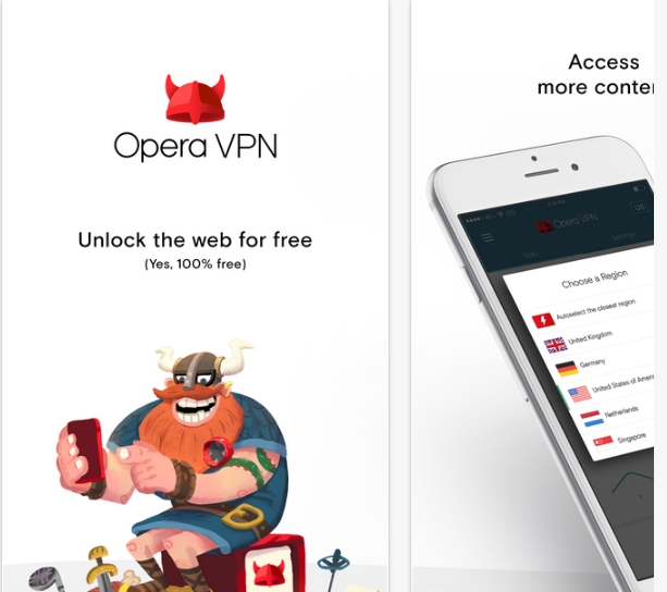 Descargar Opera VPN Gratuit iOS