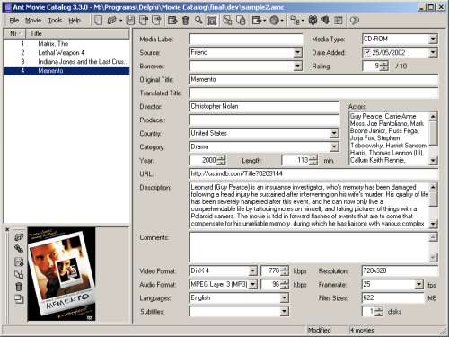 Download Ant Movie Catalog