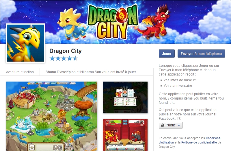 Dragon City Facebook