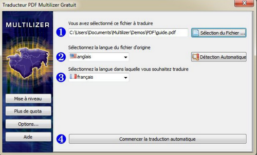 Multilizer PDF Translator