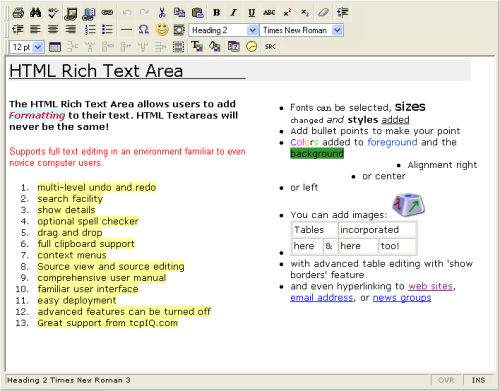 Download HTML Rich Text Area