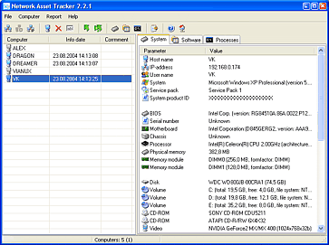 Network Asset Tracker