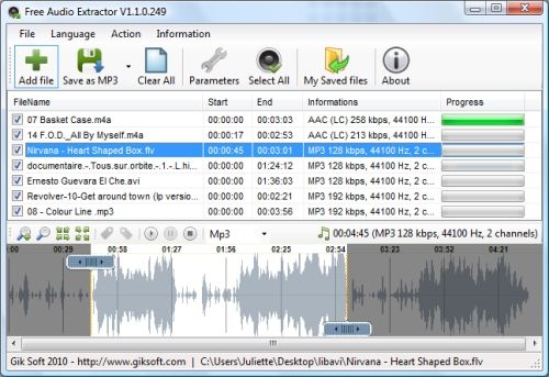 Descargar Free Audio Extractor