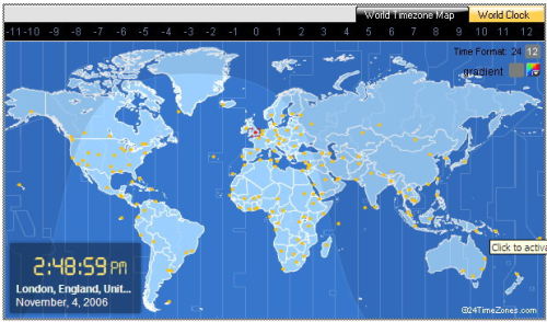 Download World Time Clock & Map