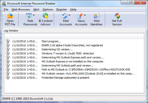 Elcomsoft Internet Password Breaker