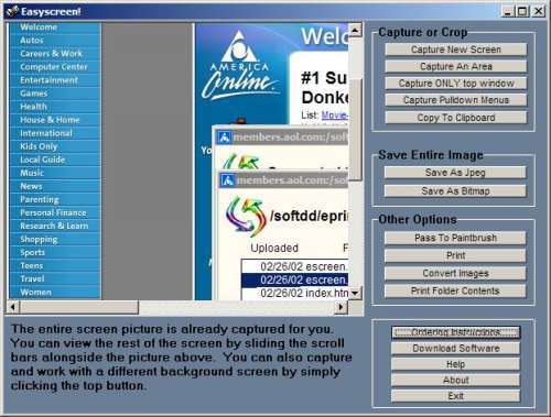 Download Easyscreen Screen Capture