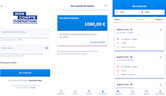 Mon compte formation