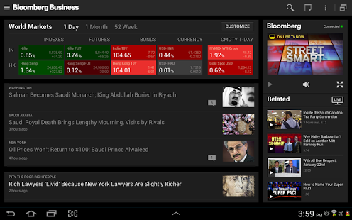 Download Bloomberg Business for Tablet