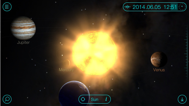 Solar Walk Free - Planètes iOS