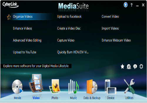 Descargar Cyberlink Media Suite 10