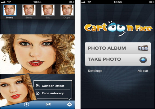 Cartoon Face iOS