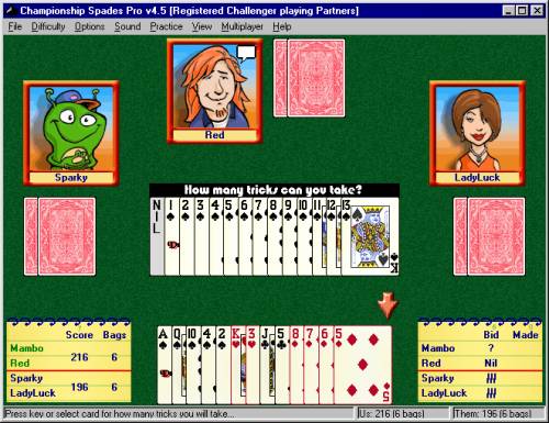 Download Championship Spades Pro Card Game for Windows XP