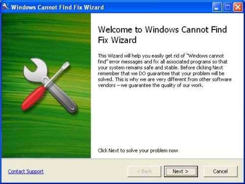 Download Windows Cannot Find Fix Wizard