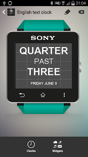 Download Smartwatch Text Clock