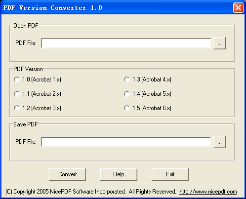 PDF Version Converter