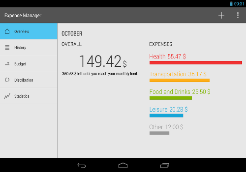 Expense Manager Android