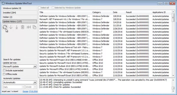 Download Windows Update MiniTool