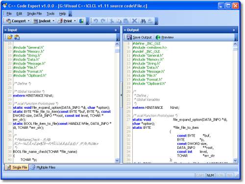 Descargar C++ Code Export