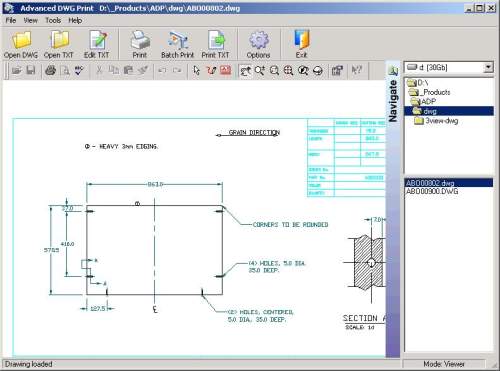 Advanced DWG Print