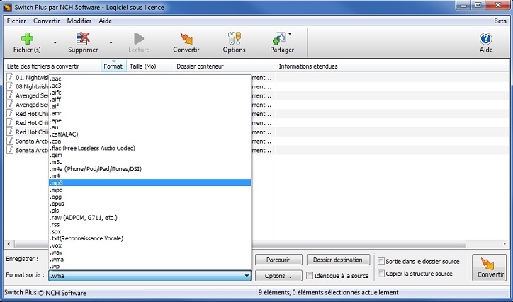 Download Switch - Convertisseur MP3 et fichiers audio