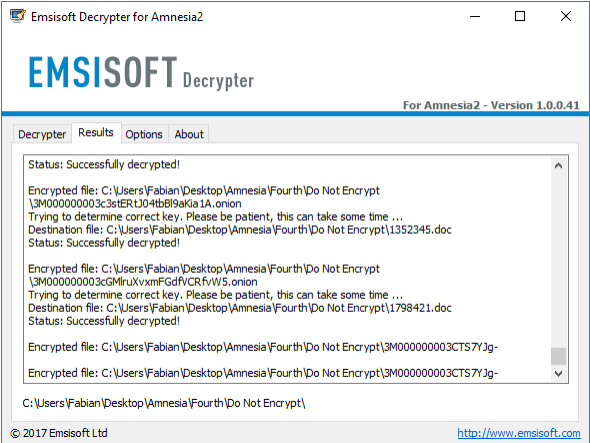 Download Emsisoft Decrypter Tools