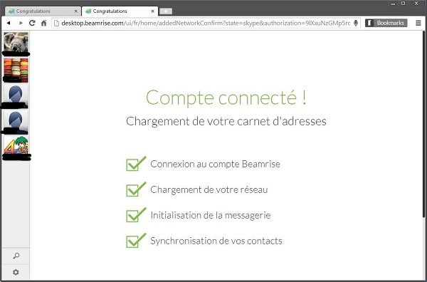 Beamrise: a socially connected web browser - Logitheque English