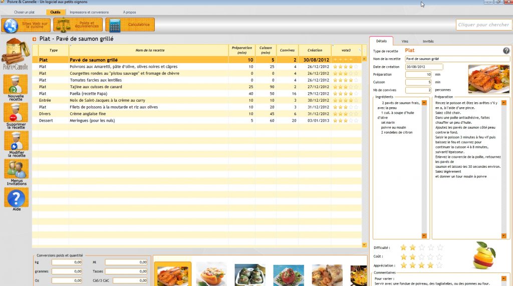 Software de cocina: Recetas para todos los cocineros - Logitheque Español