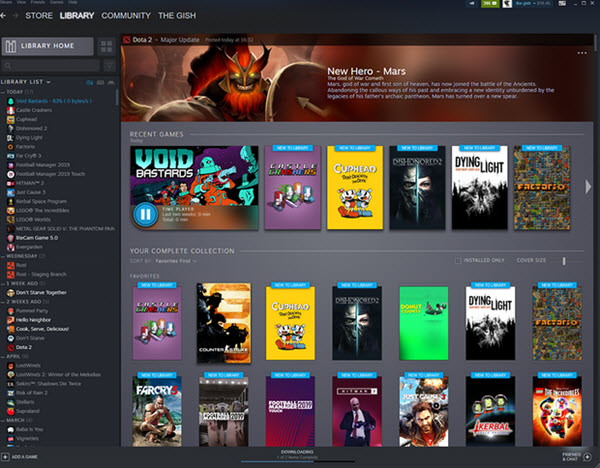 Valve gives an overview of the future Steam interface - Logitheque English