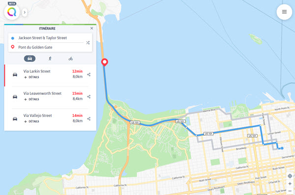 Qwant Maps is finally available... but in beta. - Logitheque English