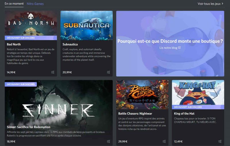 En lançant sa boutique de jeux vidéo, Discord met la pression sur Valve ...