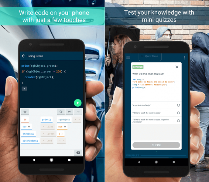 Grasshopper: How about learning to code by playing on your smarphone ...