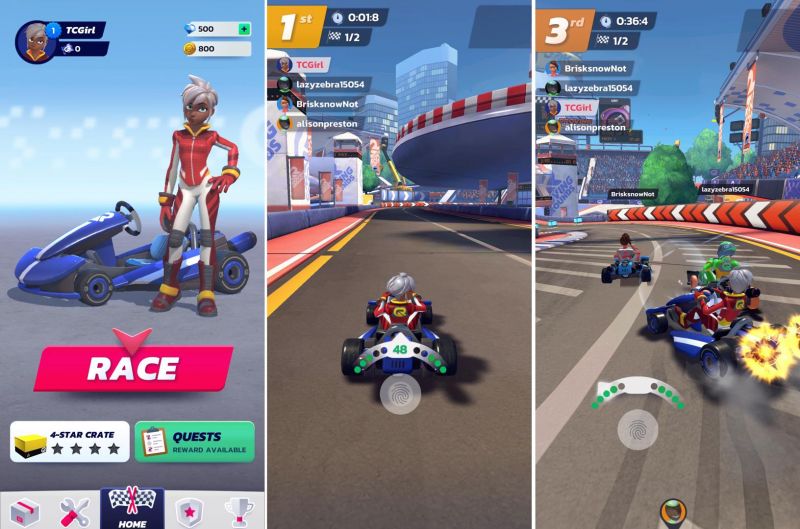 Go Race Super Karts: Discover this new Mario Kart clone on Android and ...
