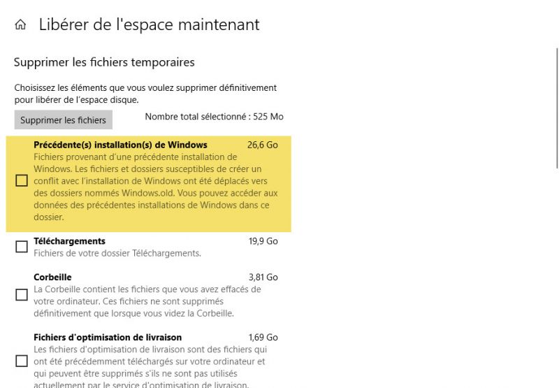 How to recover space on your hard disk after the last update of Windows ...