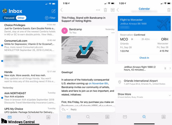 Outlook iOS se ofrecerá un rediseño y nuevas funcionalidades ...
