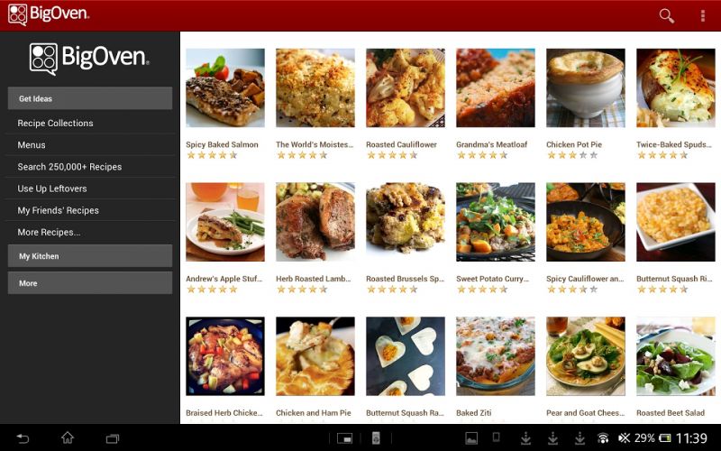 Applications de recettes