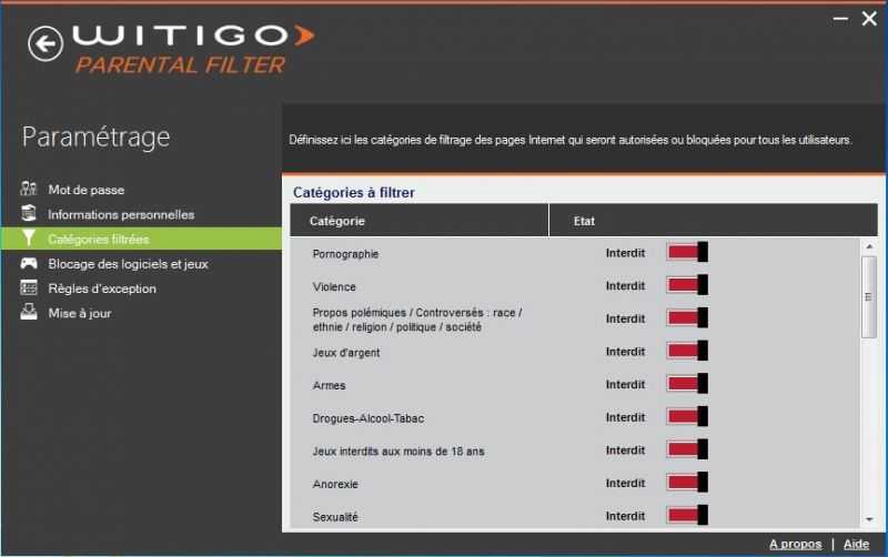 Kindersicherung für PC und Mac - Logitheque Deutsch