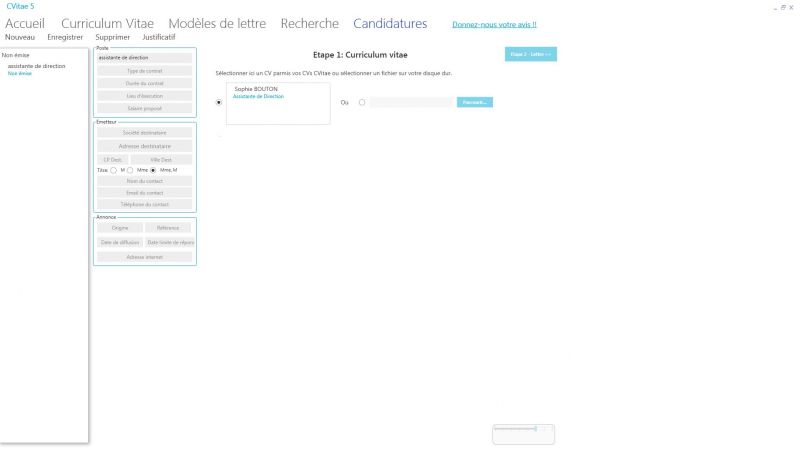 J'ai testé pour vous CVitae, le logiciel de création de CV et de lettre ...