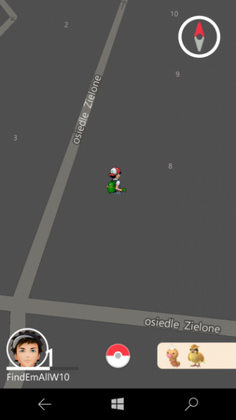 PoGo, an unofficial version of Pokemon Go on Windows Phone - Logitheque ...
