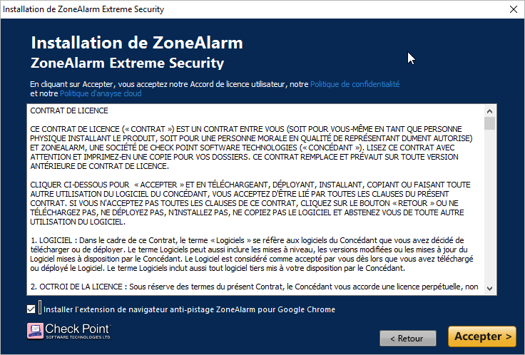 Antivirus test: ZoneAlarm Extreme Security 2017 - Logitheque English