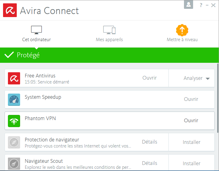 Test Avira Free Security Suite 2017