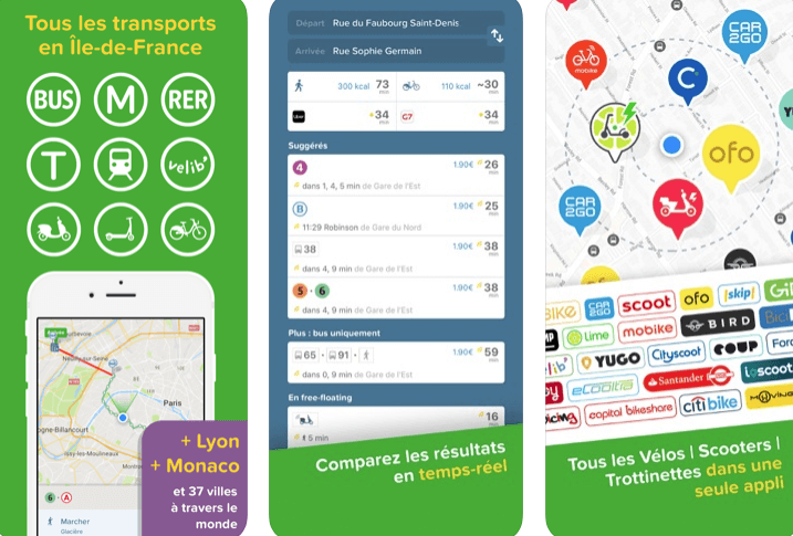 Quelle est la meilleure application de transports en commun sur ...