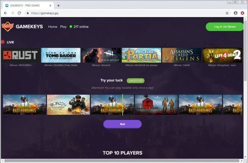 A fake free game campaign steals Steam accounts - Logitheque English