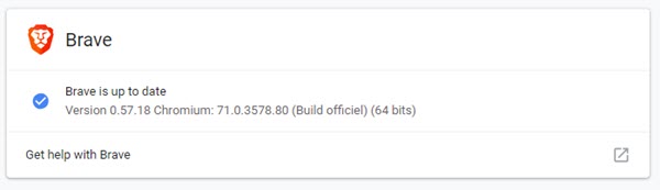 Comme Microsoft Edge, Brave choisit d’adopter Chromium