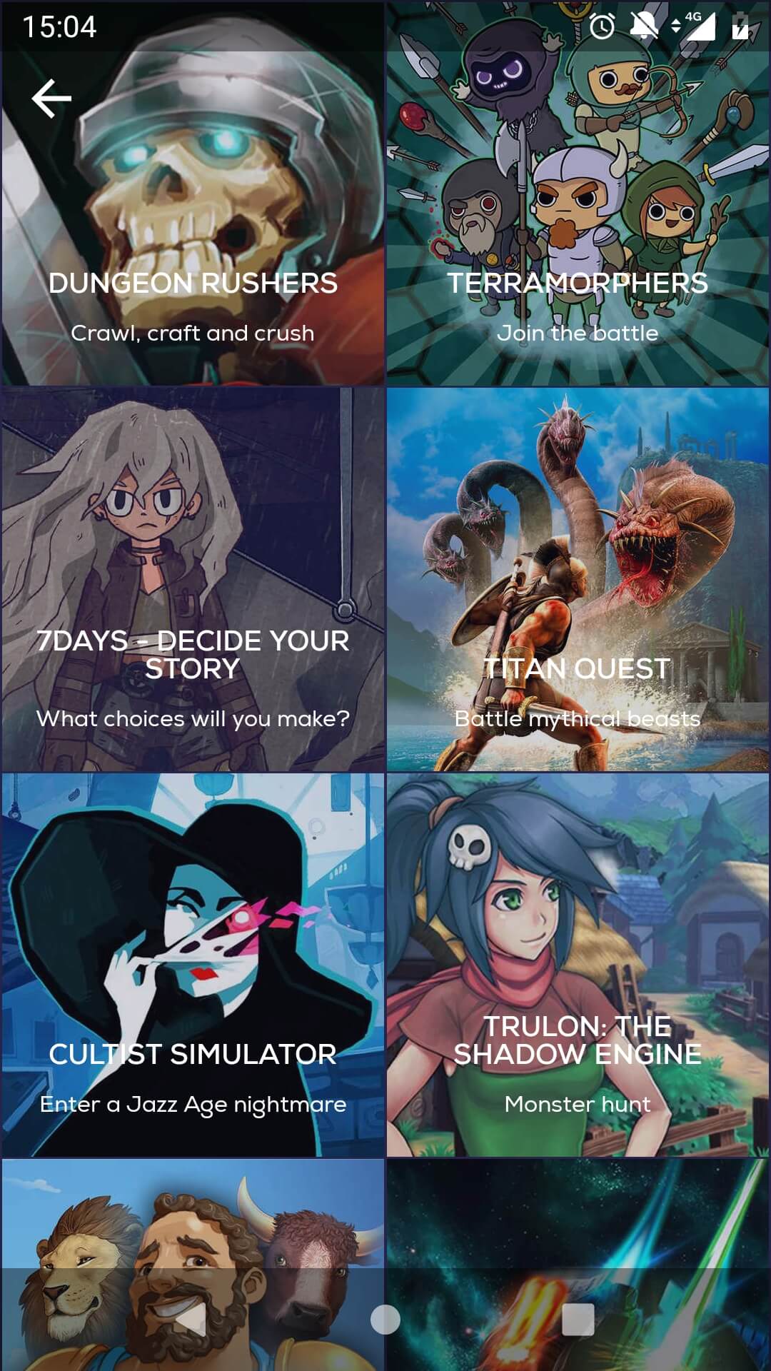 Hatch test, Cloud Gaming service...on Android? - Logitheque English