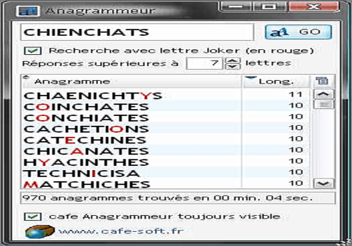 Les anagrammeurs, des logiciels pour tricher au scrabble