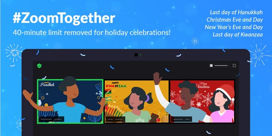 Zoom retire la limite de 40 minutes de visioconférence pour les fêtes ...